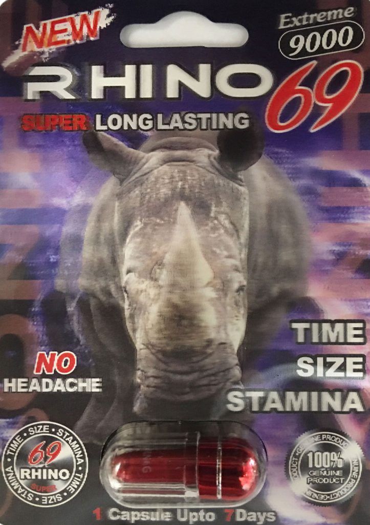 Rhino 69 9000 Extreme Male Sexual Enhancement Pill - Rhino Platinum 7