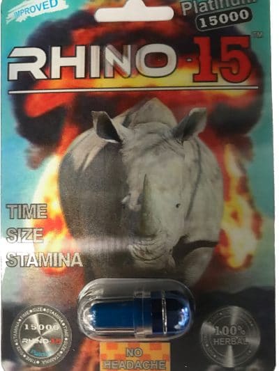 Rhino 5 4000 Male Sexual Enhancement Pill - Rhino Platinum