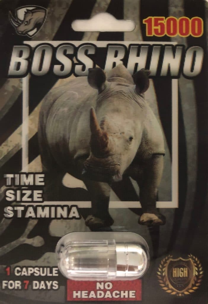Boss Rhino 15000 Men Sexual Supplement Enhancement Pill - Rhino Platinum 7