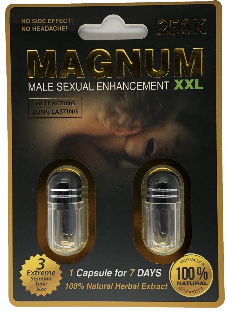 Magnum 250k Black Xxl Sexual Supplement Enhancement Double Pill Rhino
