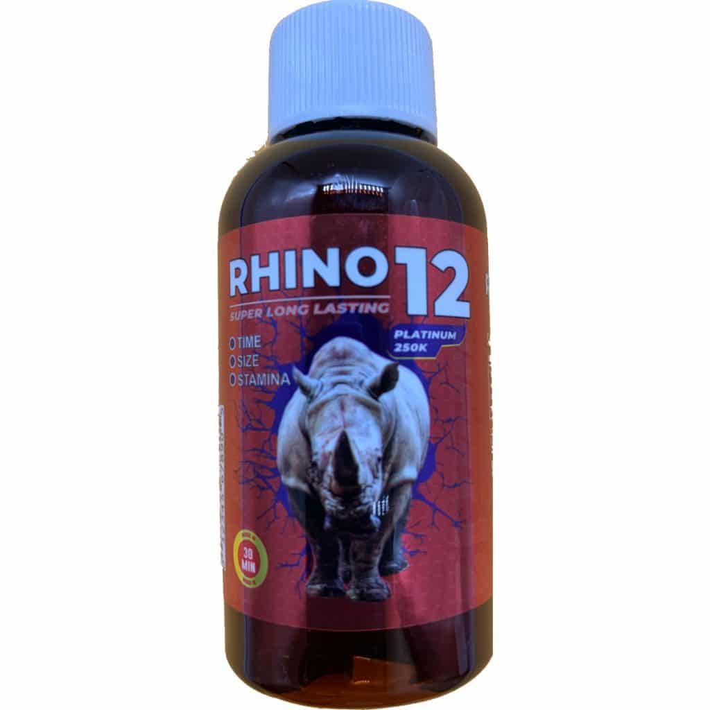 Rhino 12 250K Platinum Sexual Enhancement Drink Bottle - Rhino Platinum 7