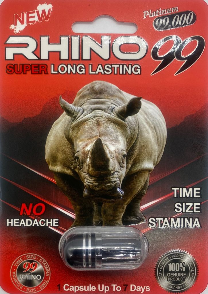 Rhino Super Long Lasting 99000 Platinum Men Sexual Supplement