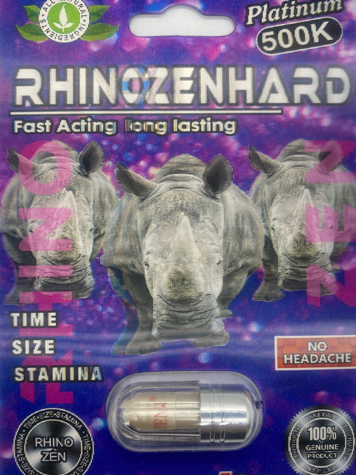 Rhino Super Long Lasting 99000 Platinum Men Sexual Supplement ...