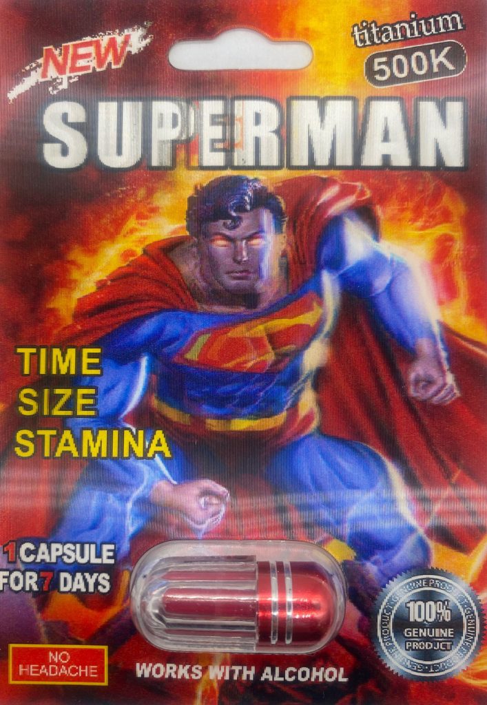 Superman 500K Platinum Men Sexual Supplement Enhancement Pill - Rhino ...