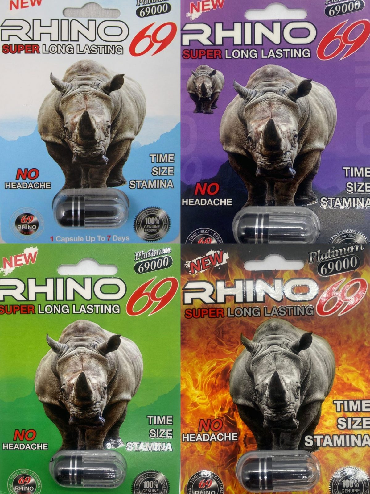 Magnum 250K His and Her Sexual Supplement Enhancement Pill - Rhino Platinum